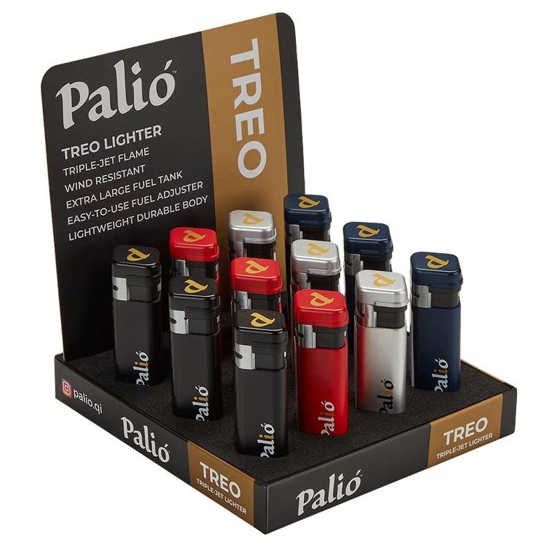 Palio Treo Triple Torch Lighter Display - Meier & Dutch